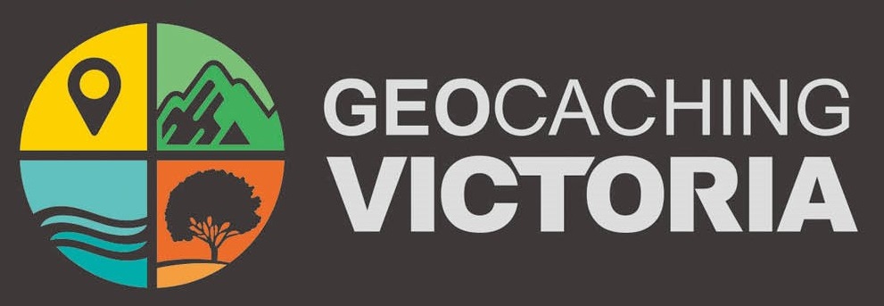 Geocaching Victoria Logo FC – 1blk – zoom | Geocaching Victoria